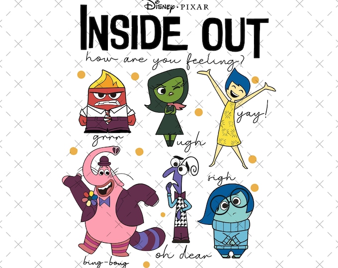 Inside Out, Inside Out Characters Svg Png, Inside Out Svg, Inside Out ...
