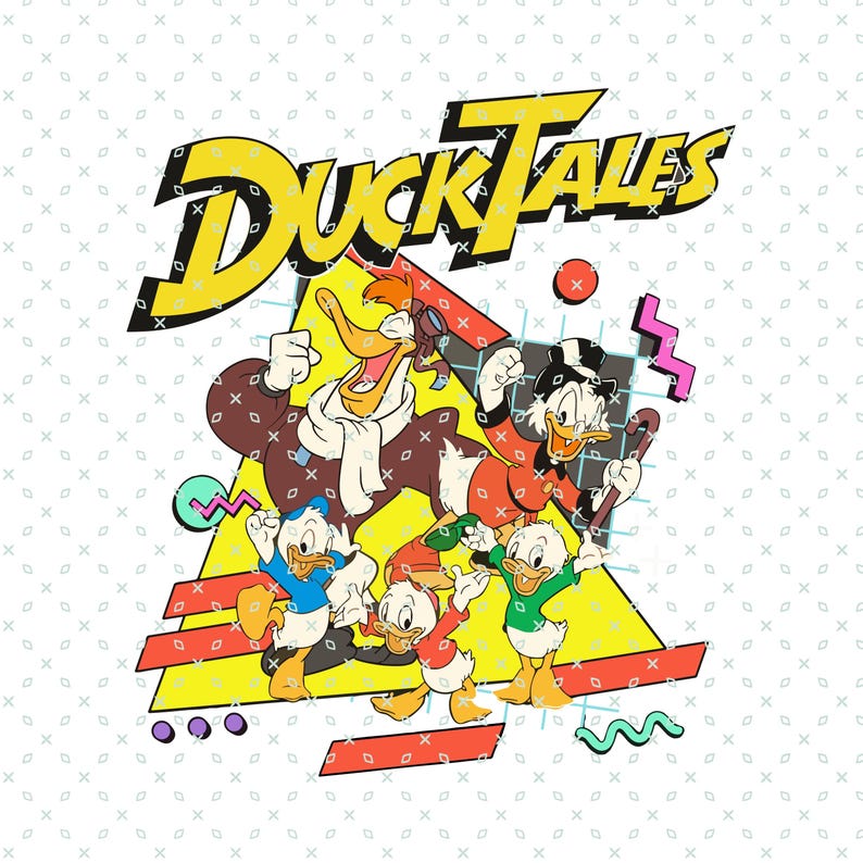 Retro 90s Magic Kingdom Ducktales Comfort Colors, Scrooge Mcduck ...
