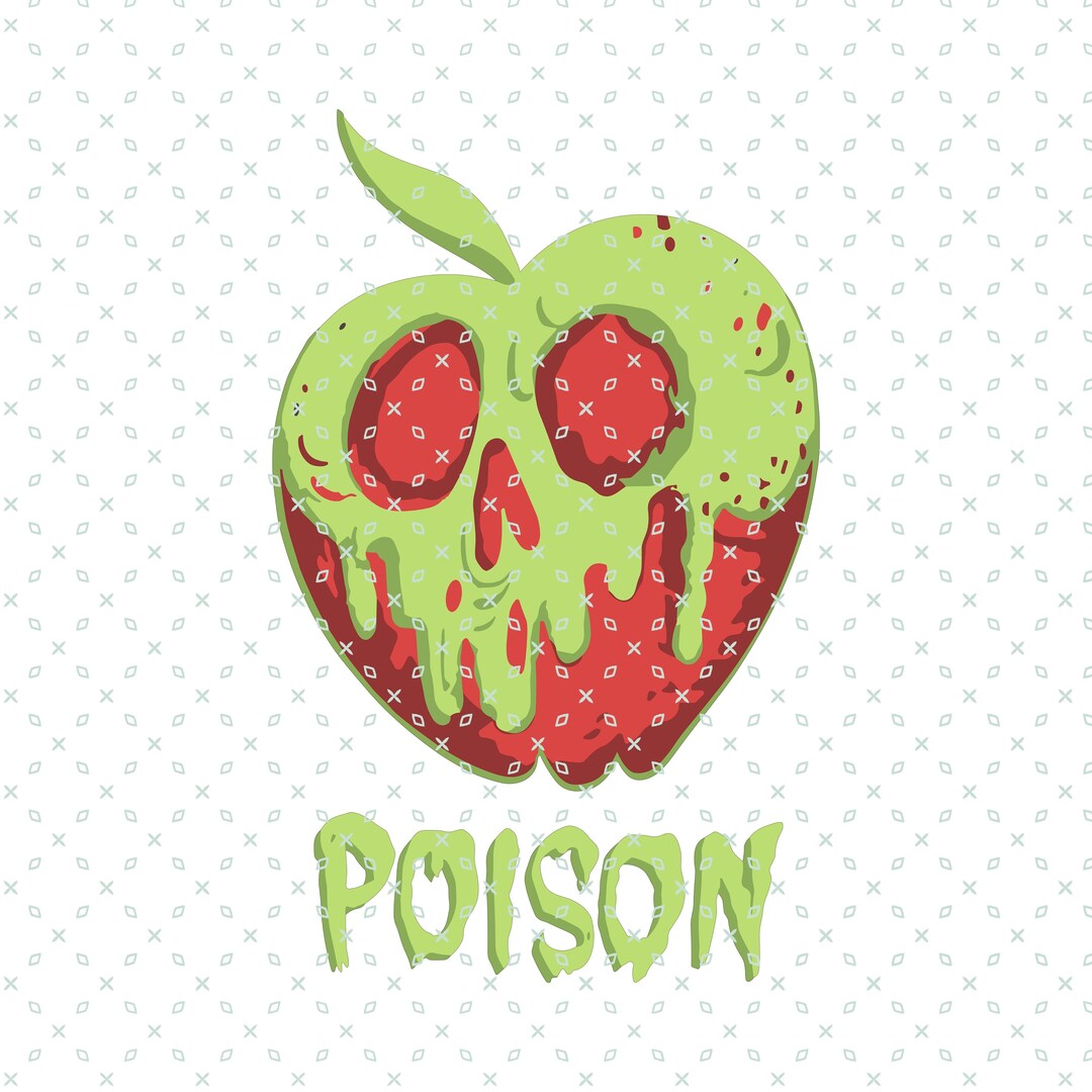 Rotten to the Core Png, Poison Apple Snow White, Villain, Snake, Bat ...