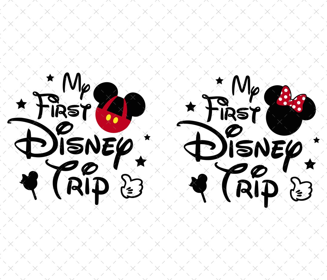 My First Trip Svg Bundle, Family Trip 2024, Custom Family Theme Park ...