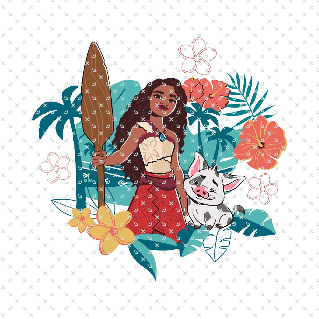 Moana 2, Moana Items, Retro Moana Png, Heihei Png, Pua Png, Retro Moana ...