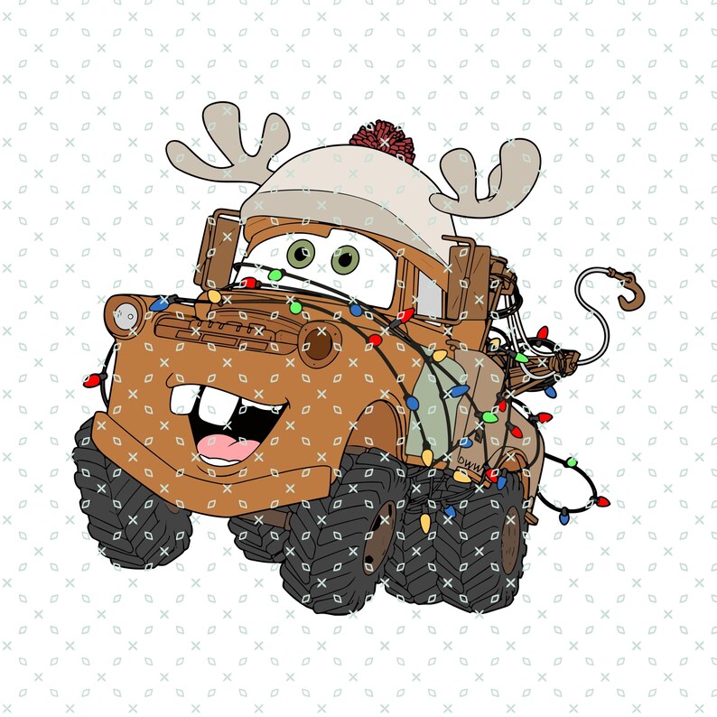 Cars Mater Christmas Png, Lighting Mcqueen Png, Christmas Car Png, 2025 ...