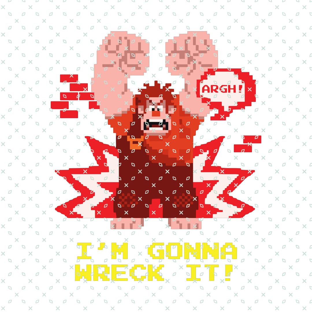 I'm Gonna Wreck It! Png, Ralph Quote, Family Trip, Family Vacation Png ...