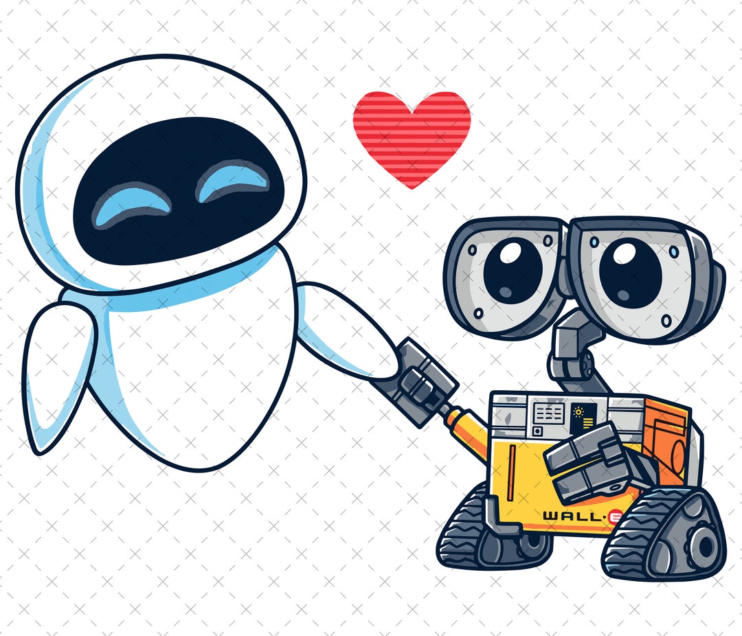 Wall-e and Darling SVG, Valentine's Day SVG, February 14th Customize ...