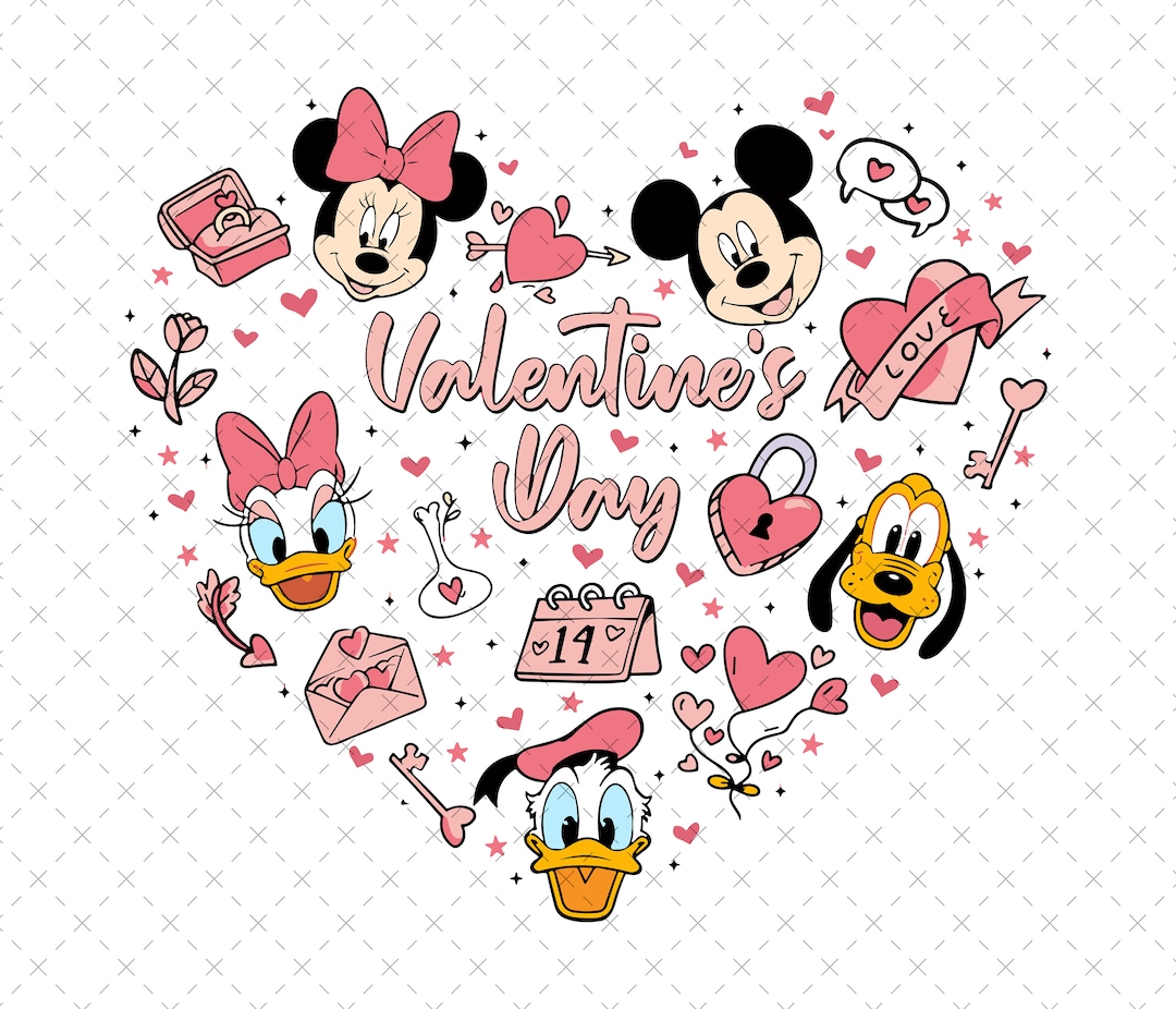Valentines Day Mouse Friends, Valentines Day Png, Mouse Co Friends Png ...