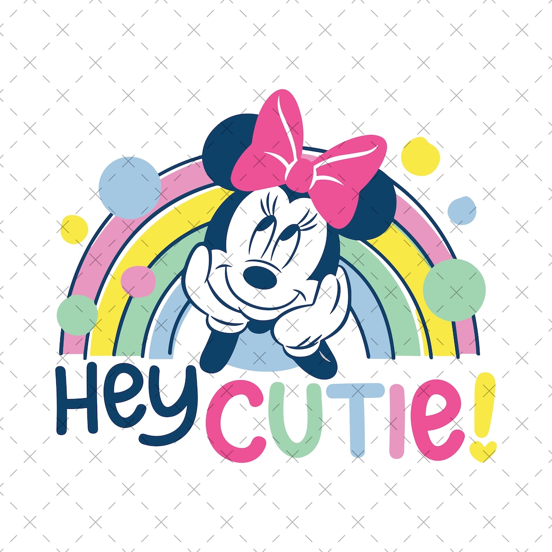 Hey Cutie Svg, Mickey Minnie, Minnie Hey Cutie, Family Vacation Svg ...