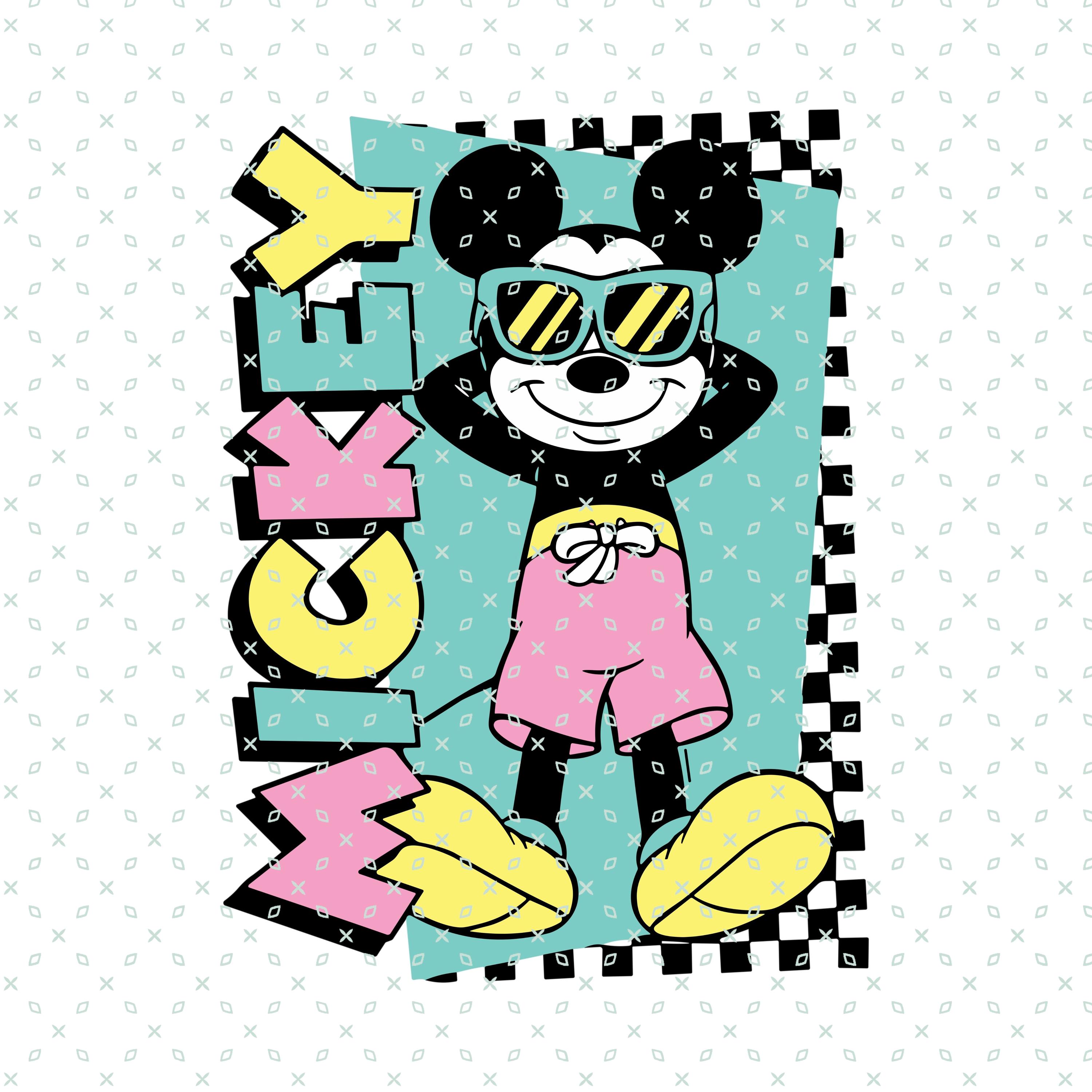 Mickey Mouse Summer, Mickey Mouse Retro Chill, Magic Kingdom, Family ...