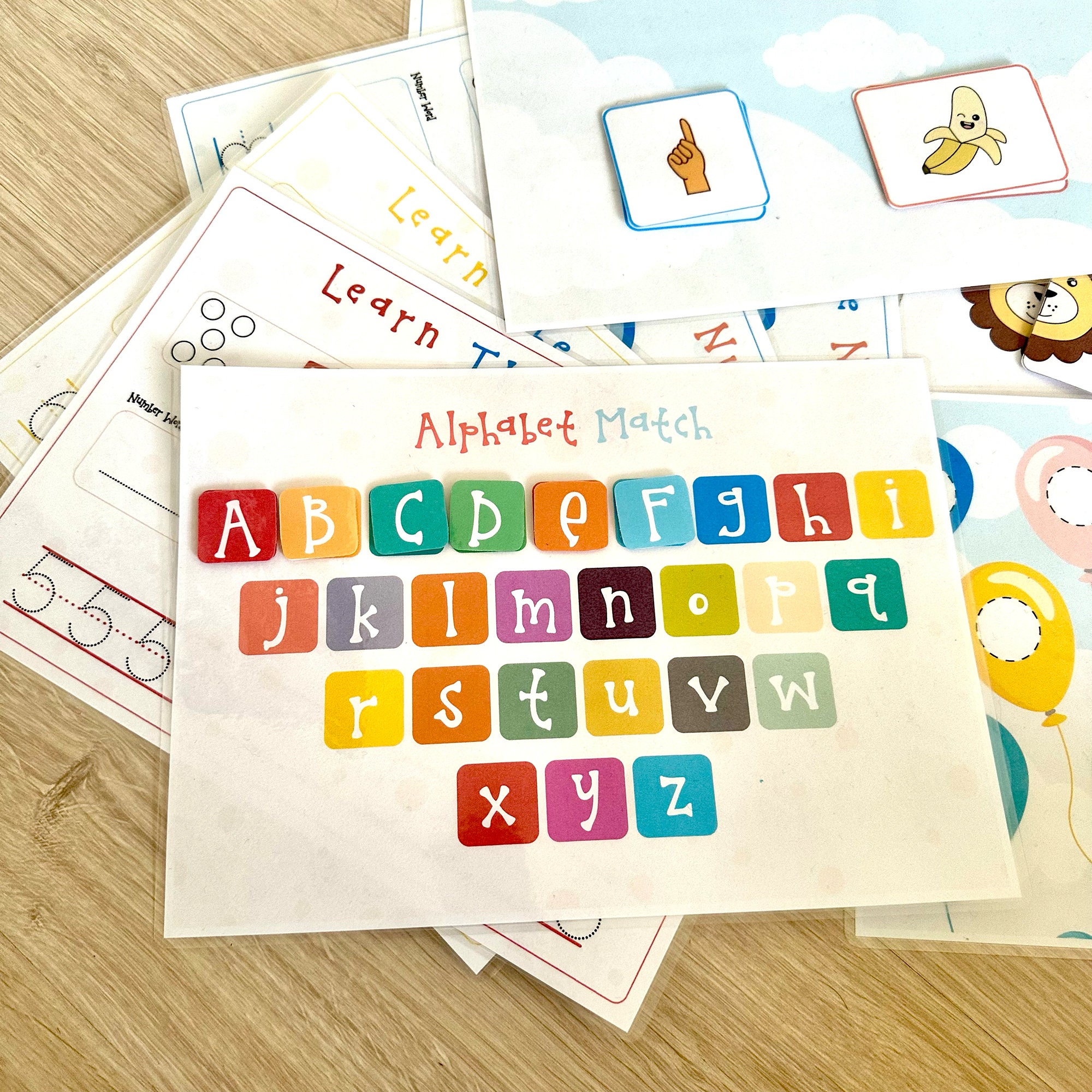 Toddler Busy Book, Printable Preschool Activities, Homeschool ...