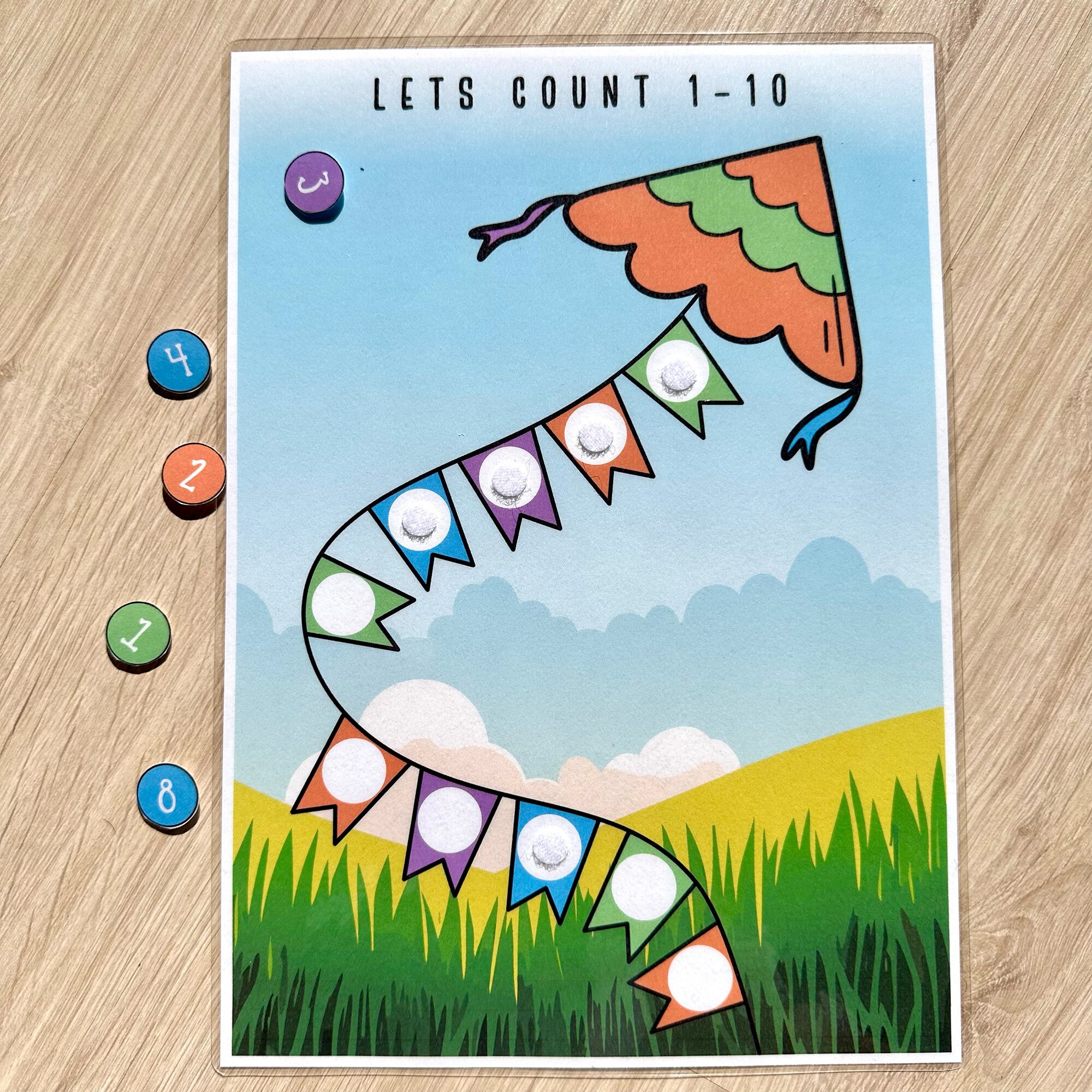 Spring Toddler Busy Book, Printable Preschool Activities, Homeschool ...