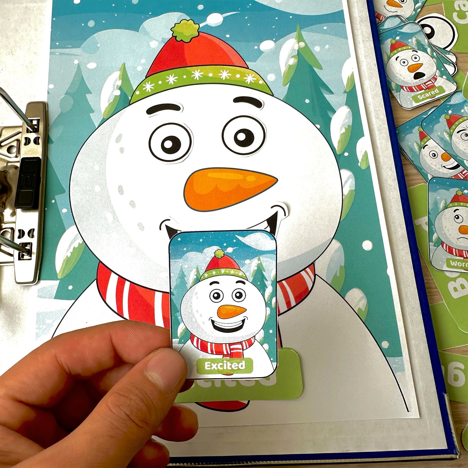 Snowman Emotions and Feelings Winter Printable Activity. Homeschool ...