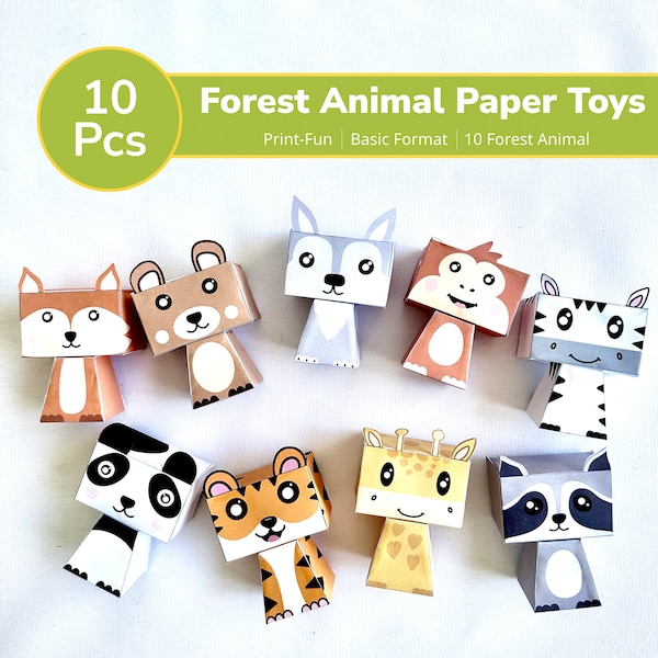 Printable Paper Toys - Etsy