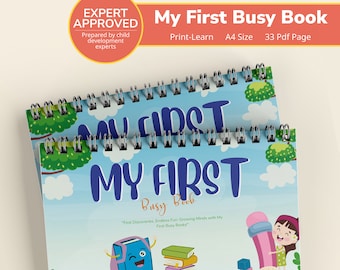 Preschool Printable Learning Busy Book - Etsy