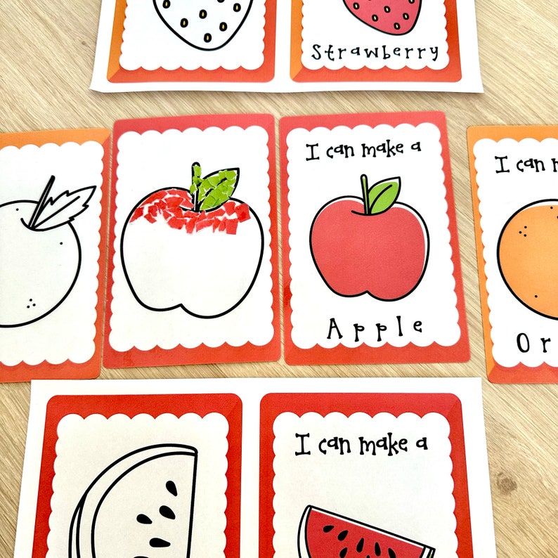 Preschool Printables, Cut and Glue, Printable Fruits Activity ...