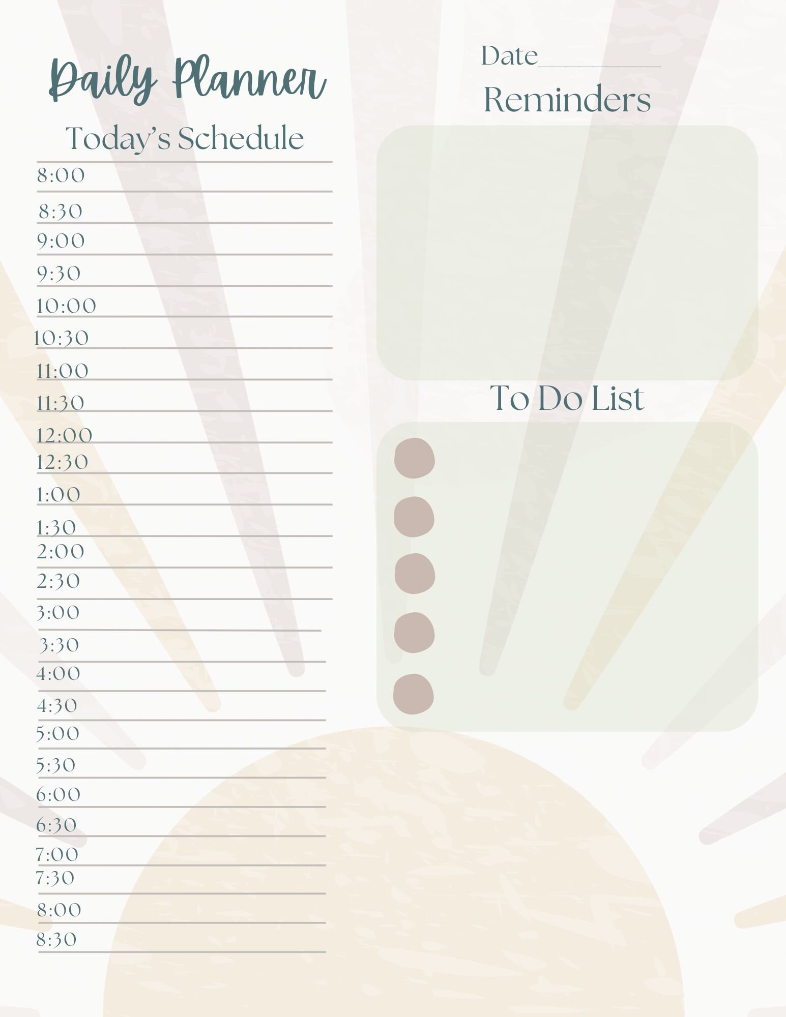 Boho Teacher Planner Editable, Printable PDF yearly, Weekly, Daily ...