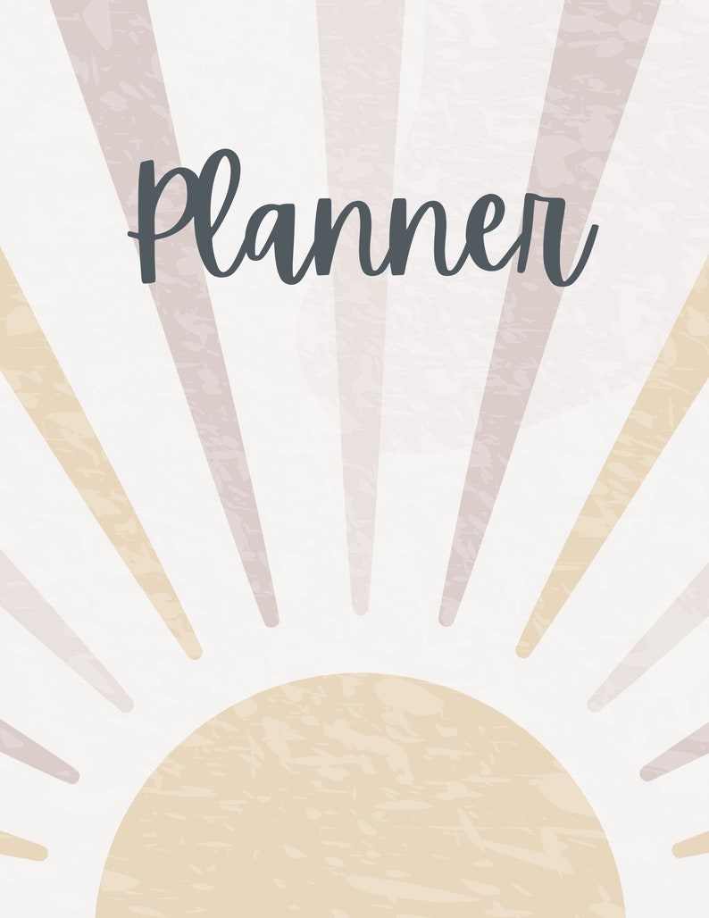 Boho Teacher Planner Editable, Printable PDF ,yearly, Weekly, Daily ...