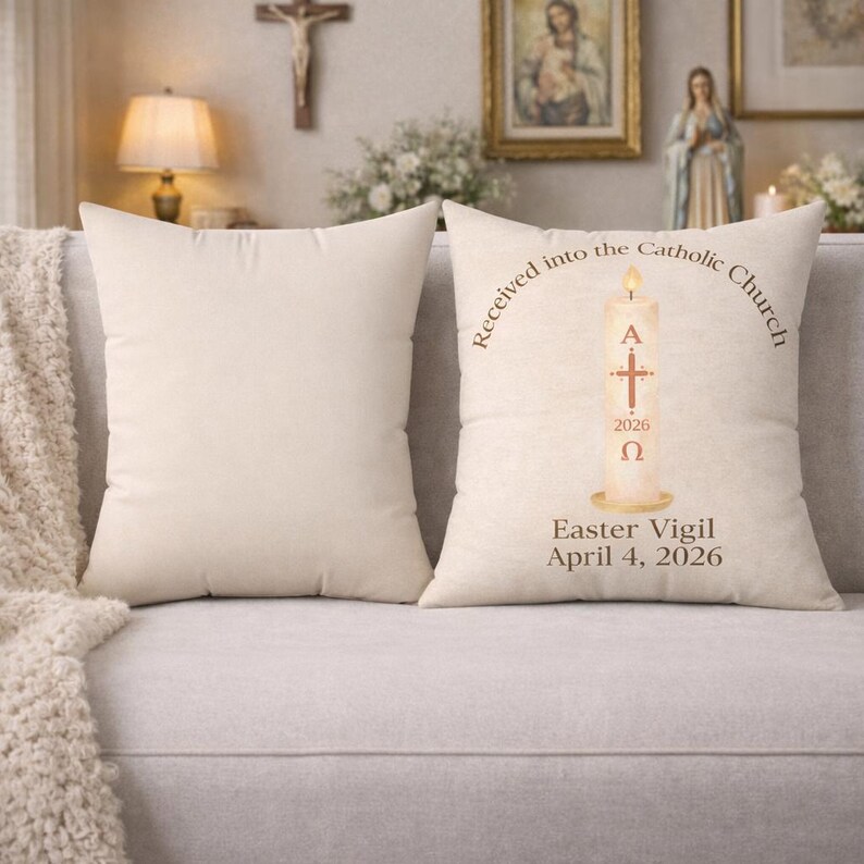 OCIA RCIA Gift Pillow Easter Vigil 2026 - Etsy