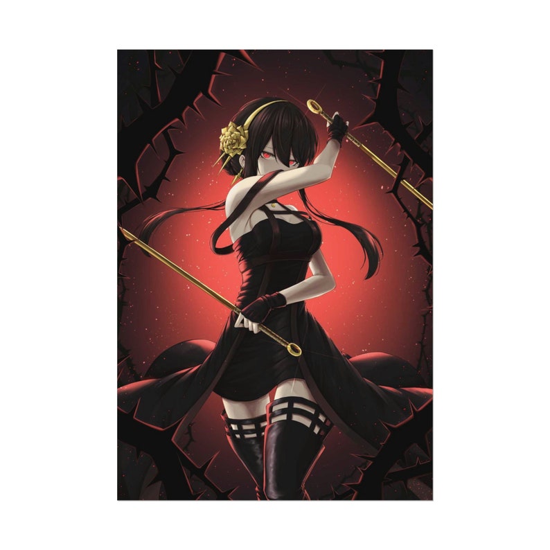 Anime Poster, Yor Forger Poster, Anime Wall Art, Japanese Art Poster ...