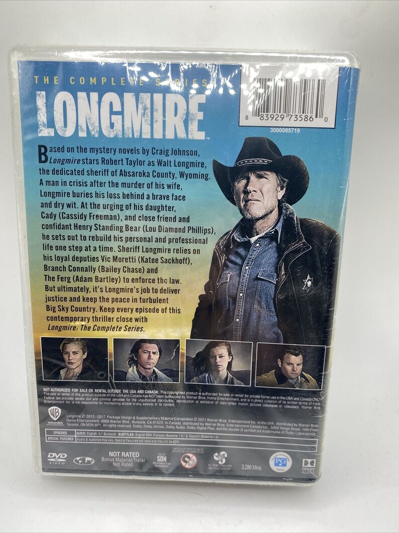 Longmire DVD the Complete Series New - Etsy