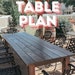 Outdoor Table .PDF | Original Design | Woodworking DIY Plan With Video ...