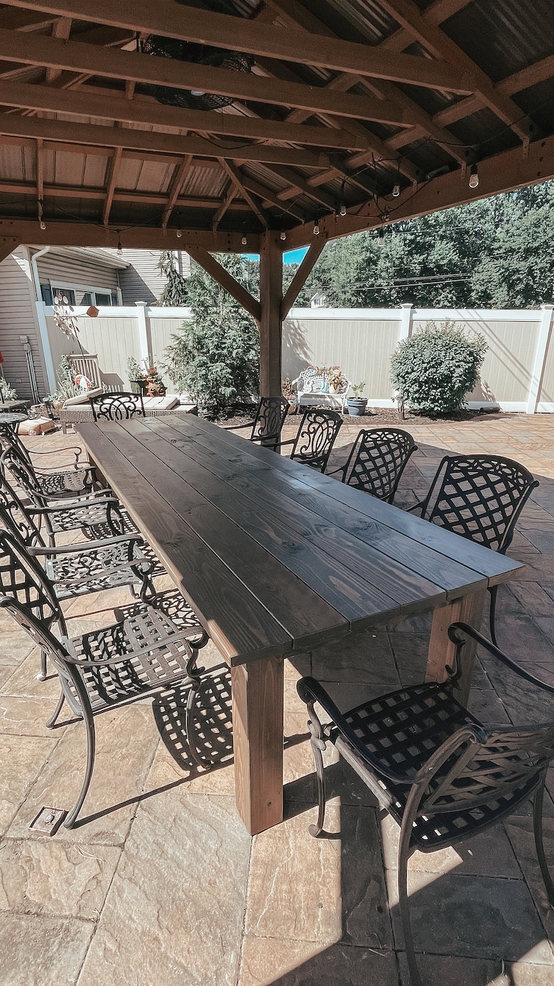 Outdoor Table .PDF | Original Design | Woodworking DIY Plan With Video ...