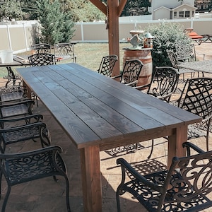 Outdoor Table .PDF | Original Design | Woodworking DIY Plan With Video ...