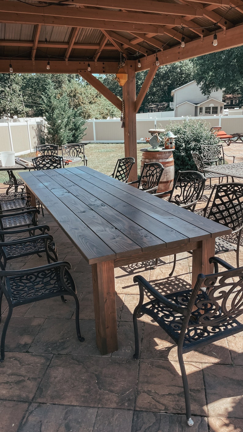 Outdoor Table .PDF | Original Design | Woodworking DIY Plan With Video ...