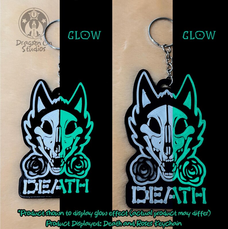 Game Over Protogen Keychain (glow-in-the-dark Option Available) - Etsy