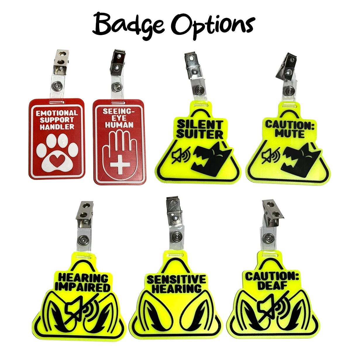 Fun 3D Printed Info, Accessibility, Consent Badges (badges for ...