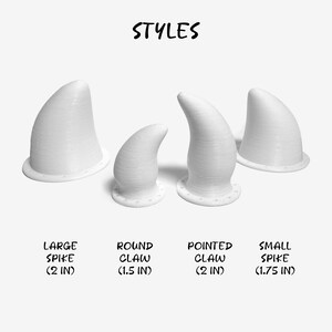3D Printed Claws, Spikes, Teeth for Cosplay, Fursuits, and Other ...