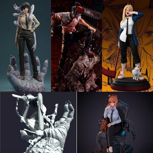 Cool Anime Figure Fan Art Stl 3d Printing File Pack 10 Pieces - Etsy