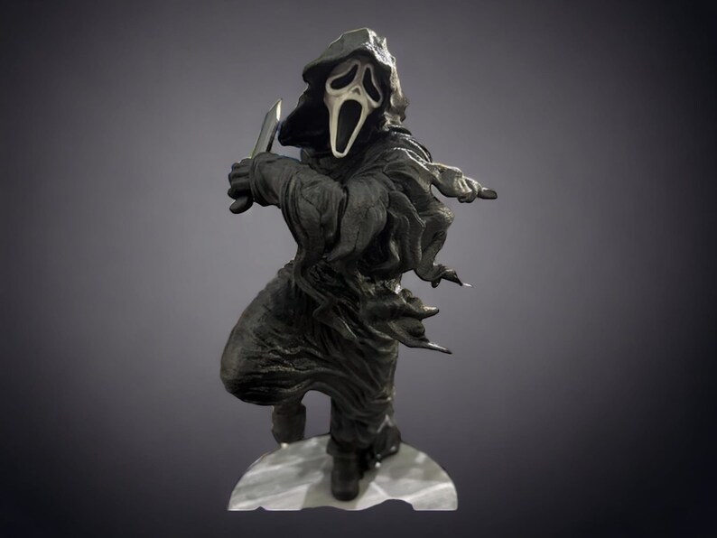 Scream Ghostface Scream Famous Horror Movie 3D STL File Elm Street Hero ...