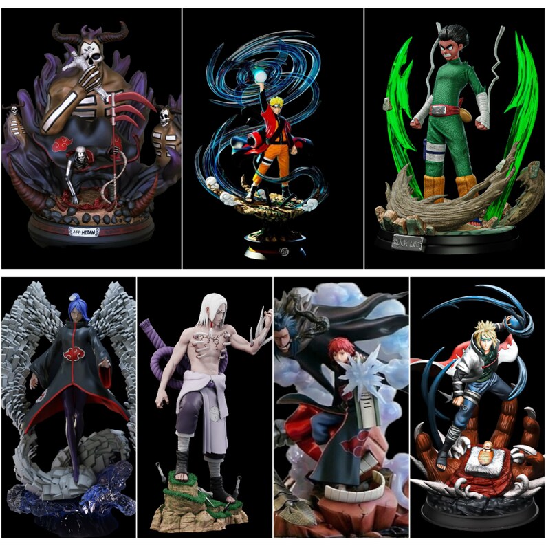 Cool Anime Figure Fan Art Stl 3d Printing File Pack 21 Pieces - Etsy ...