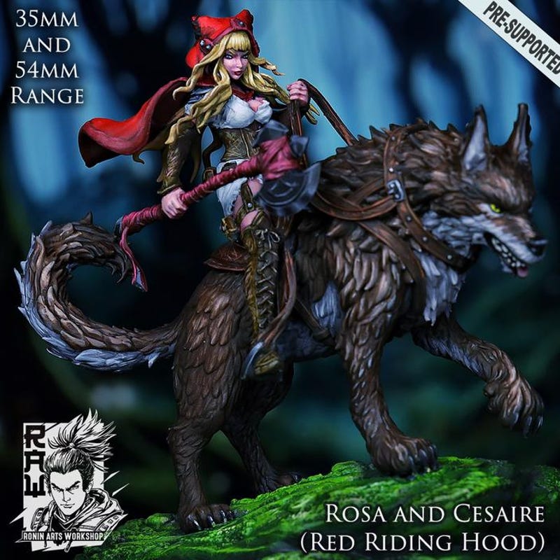 Red Hood Figure Kit - Etsy