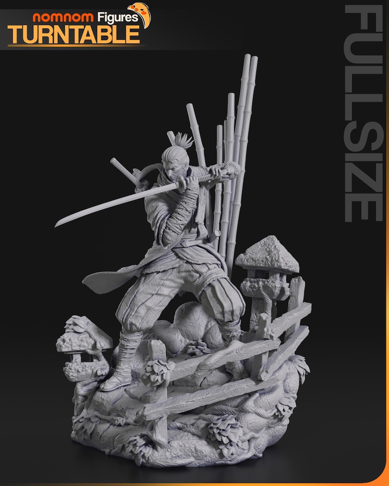 Sekiro - Shadows Die Twice | 3D Printed Resin Figure Garage Kit ...
