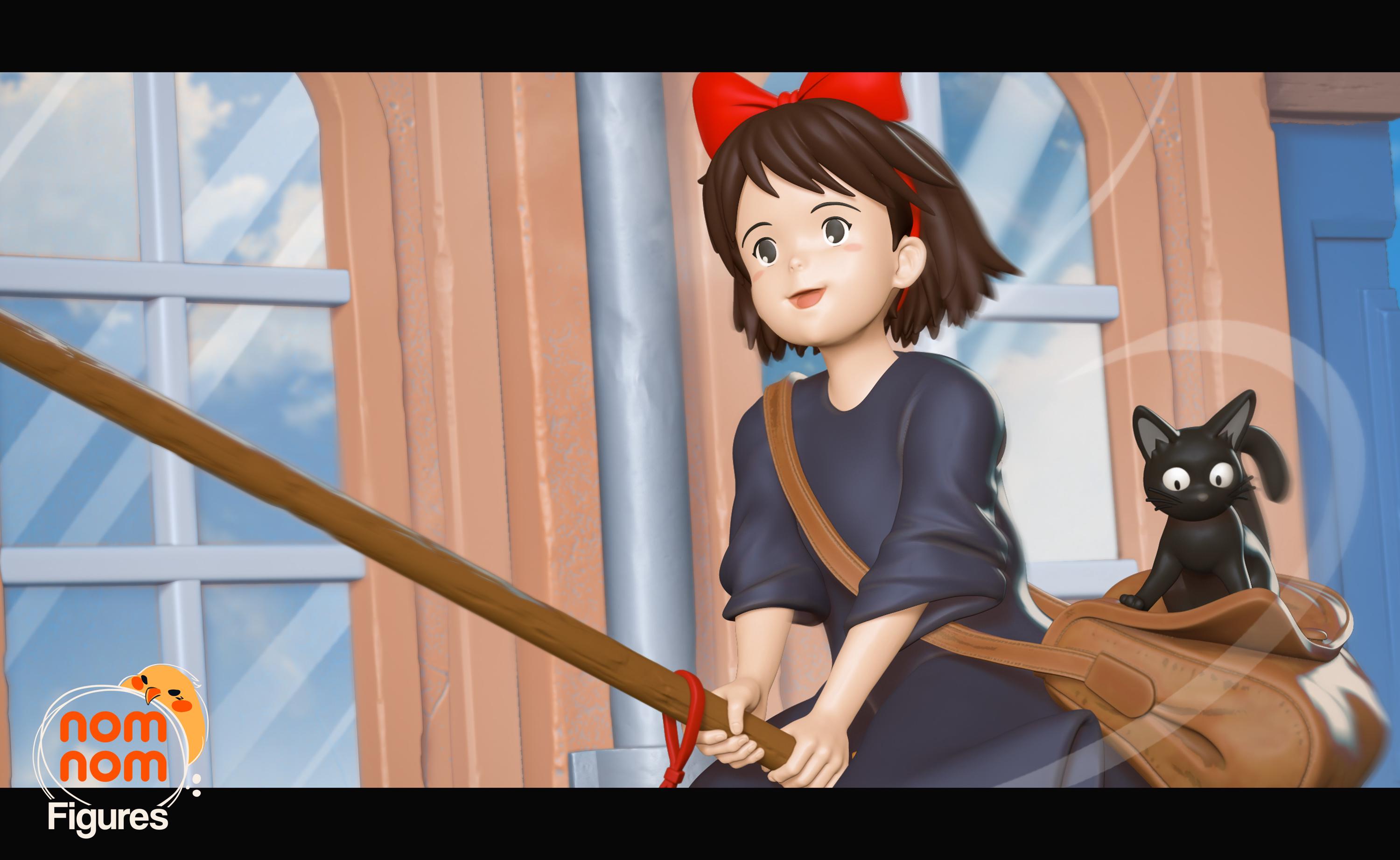 Kiki - Kiki's Delivery Service - 12K 3D Printed Resin Figure Garage Kit ...