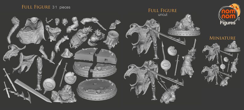 Guts Berserk 12K 3D Printed Resin Figure Garage Kit - Etsy