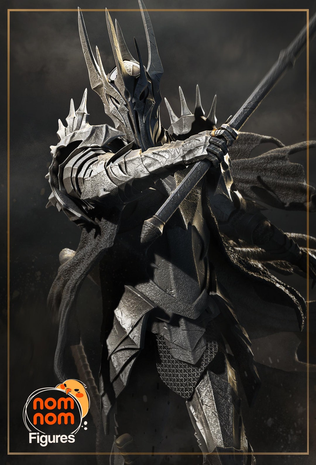 Sauron - Lord of the Rings | 3D Printed Resin Figure Garage Kit ...