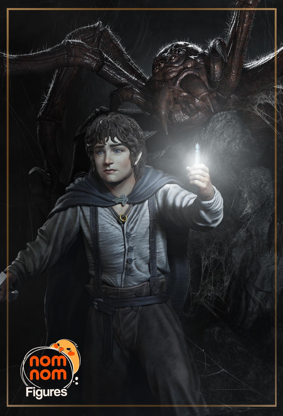 Frodo Baggins - Lord of the Rings | 3D Printed Resin Figure Garage Kit ...