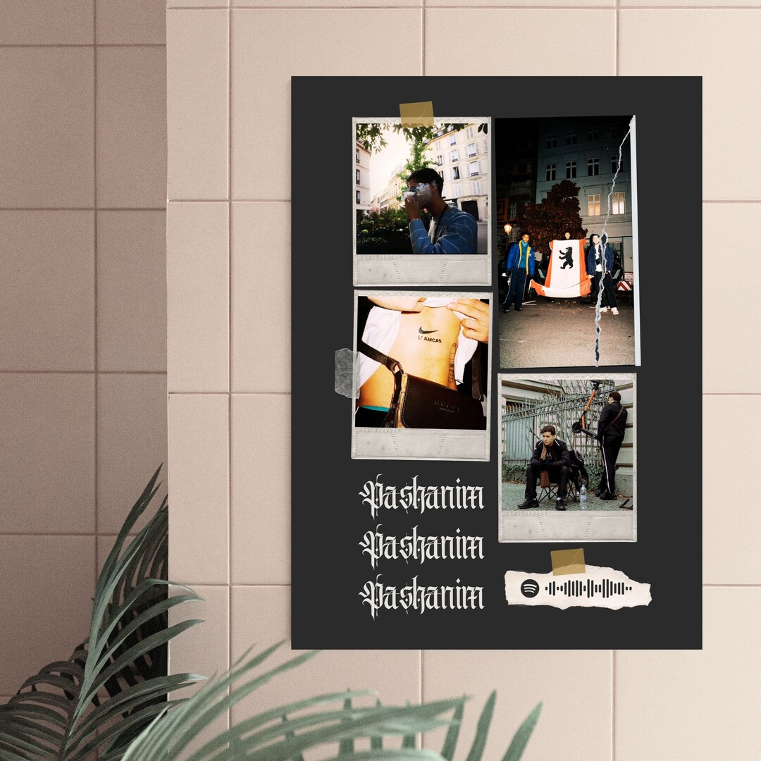 Pashanim Poster, Berlin Poster, Album Cover Poster, Deutschrap, Pasha ...