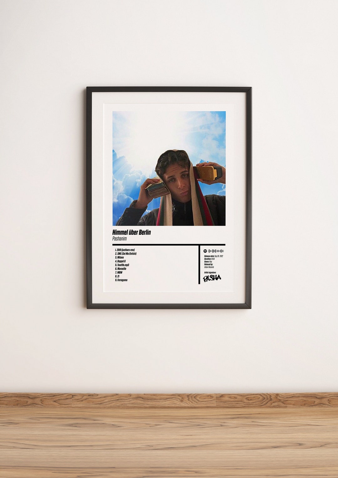 3x, Pashanim Poster, Himmel über Berlin Poster, Album Cover Poster ...