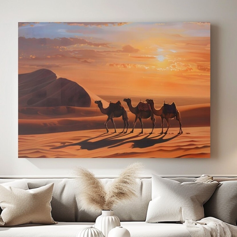 Camel Canvas - Etsy