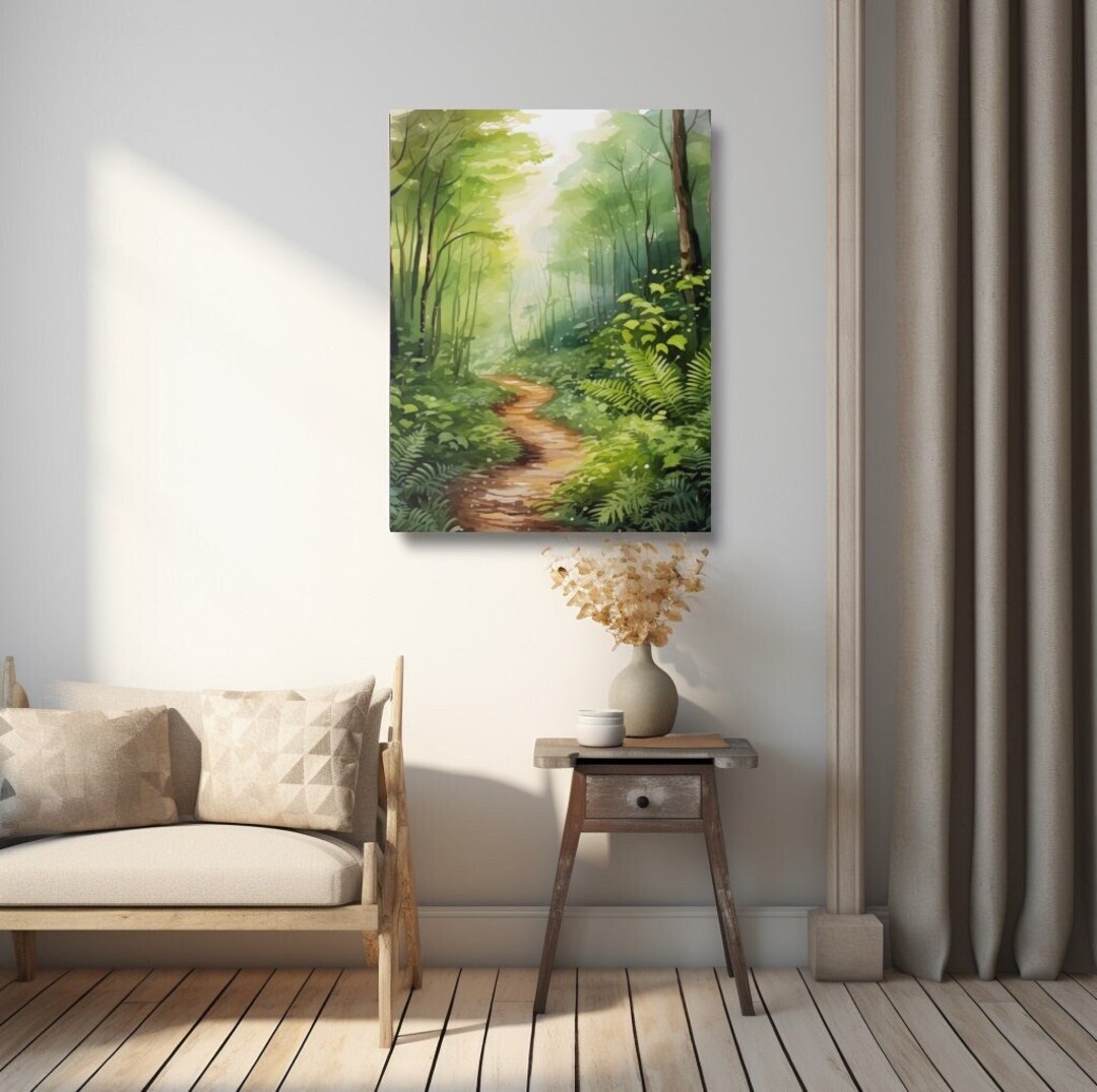 Fern Trail Canvas, Fern Trail Wall Art - Etsy