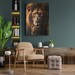 Lion and Cub Canvas Wall Art, Lion Cub Poster Print, Lion Wall Hang ...