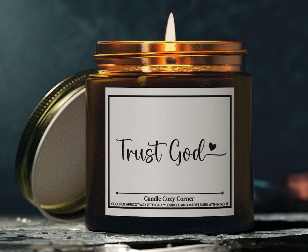 Personalized Prayer Candle Custom Christian Candle for Faith ...