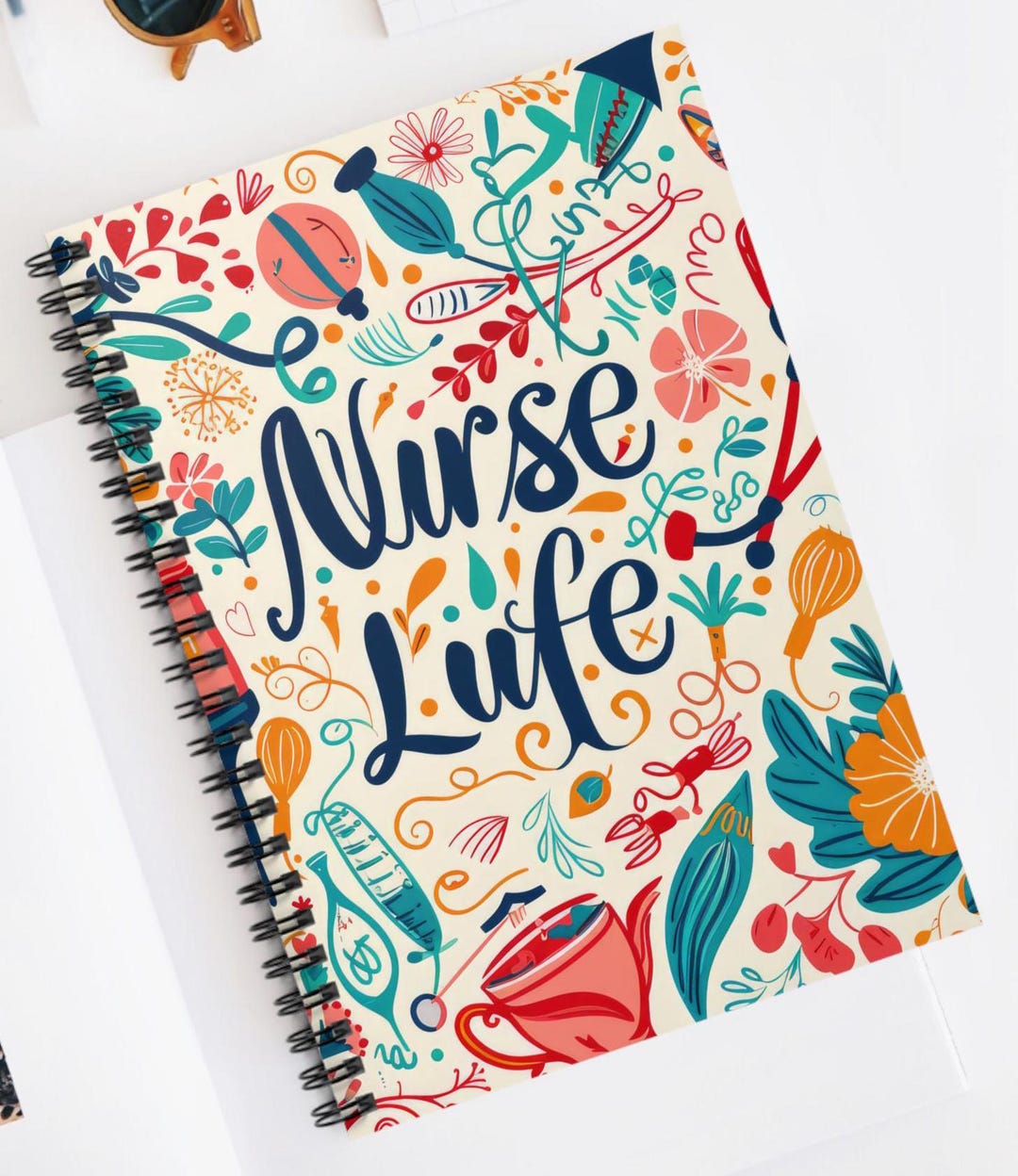 Witty Nurse's Brain Dump - Lined Notebook for Shift Reports - Humorous ...