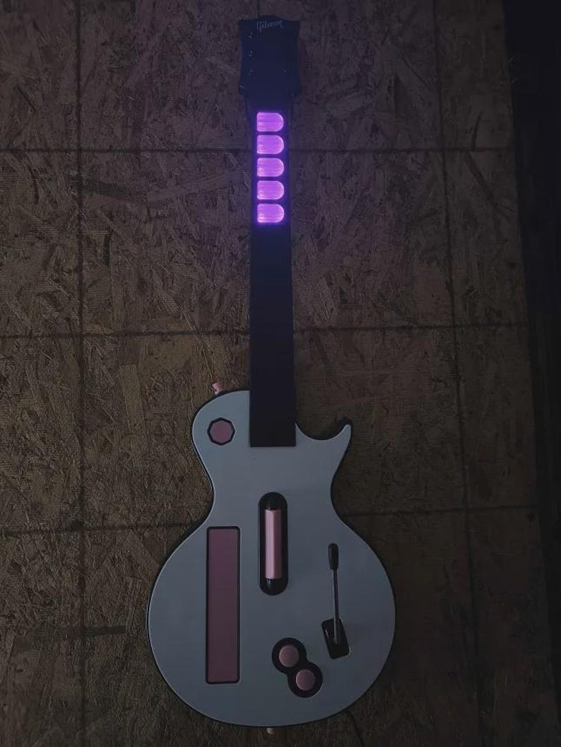 Guitar Hero - RGB Wii Les Paul Controller - Etsy