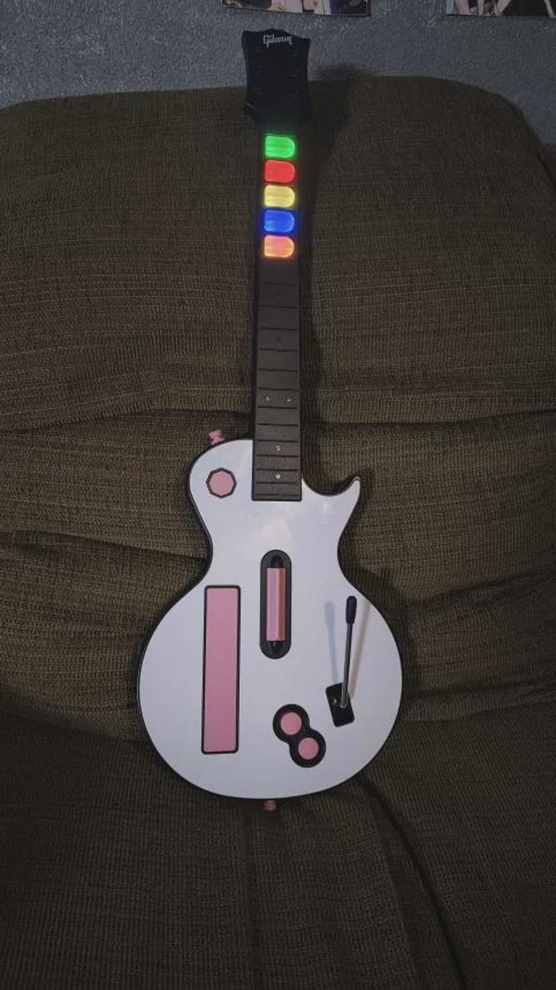 Guitar Hero - RGB Wii Les Paul Controller - Etsy