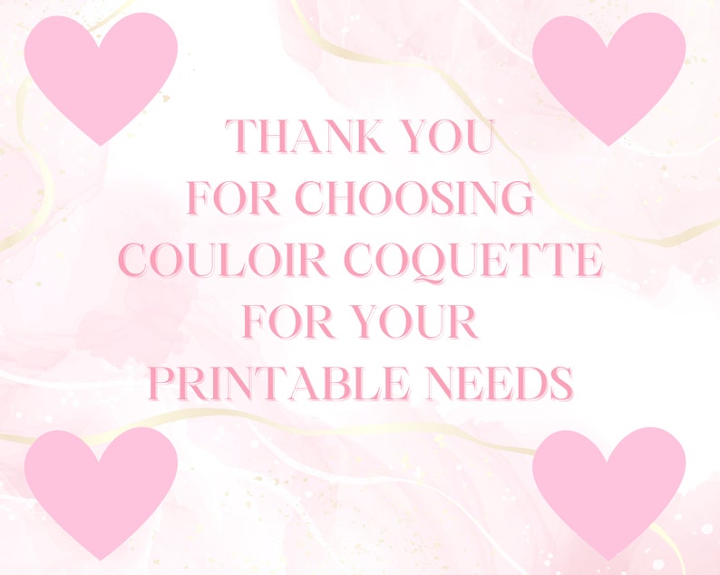 Coquette Printable Note Pages || Set of 2 Printable Note Pages ...