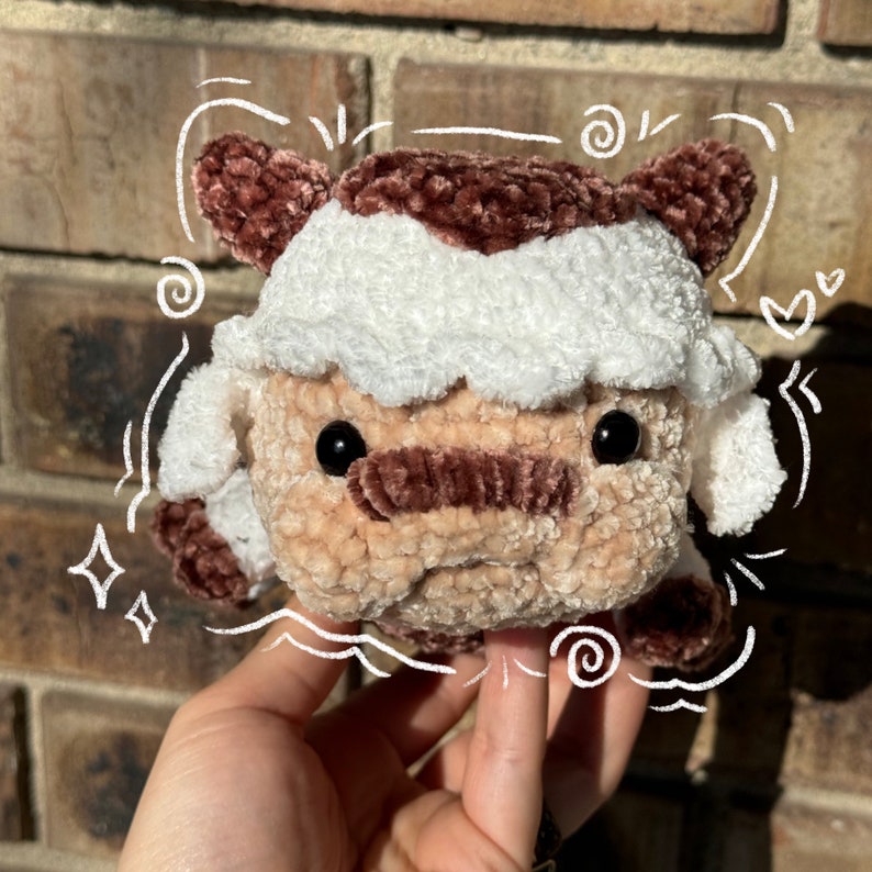 Flying Bison Crochet Amigurumi Plushie Toy - Etsy