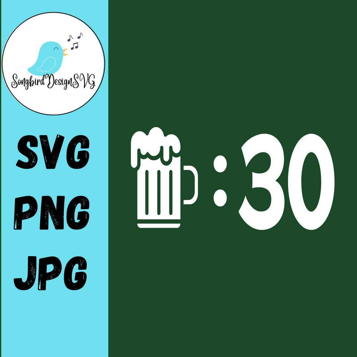 Beer Thirty SVG, PNG, JPG | St. Patrick's Day T-shirt Design, St. Paddy ...